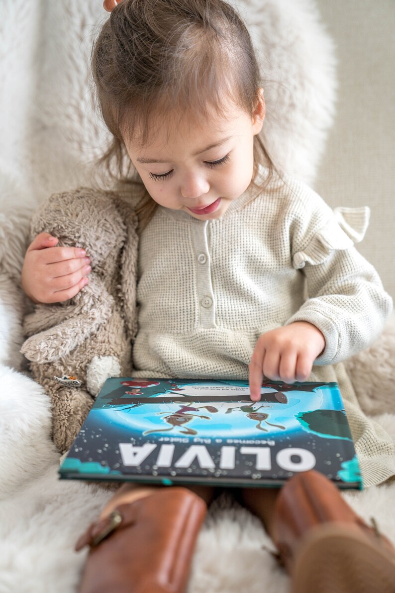 Personalized Big Sister Announcement Book | Big Sister Gift - Etsy