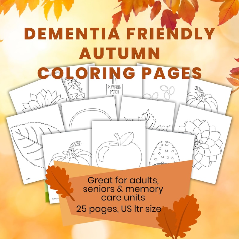 Coloring With Dementia - Etsy UK