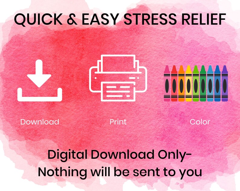 Clean Cuss Words Coloring Pages, Caregiver Stress Relief, Adult ...