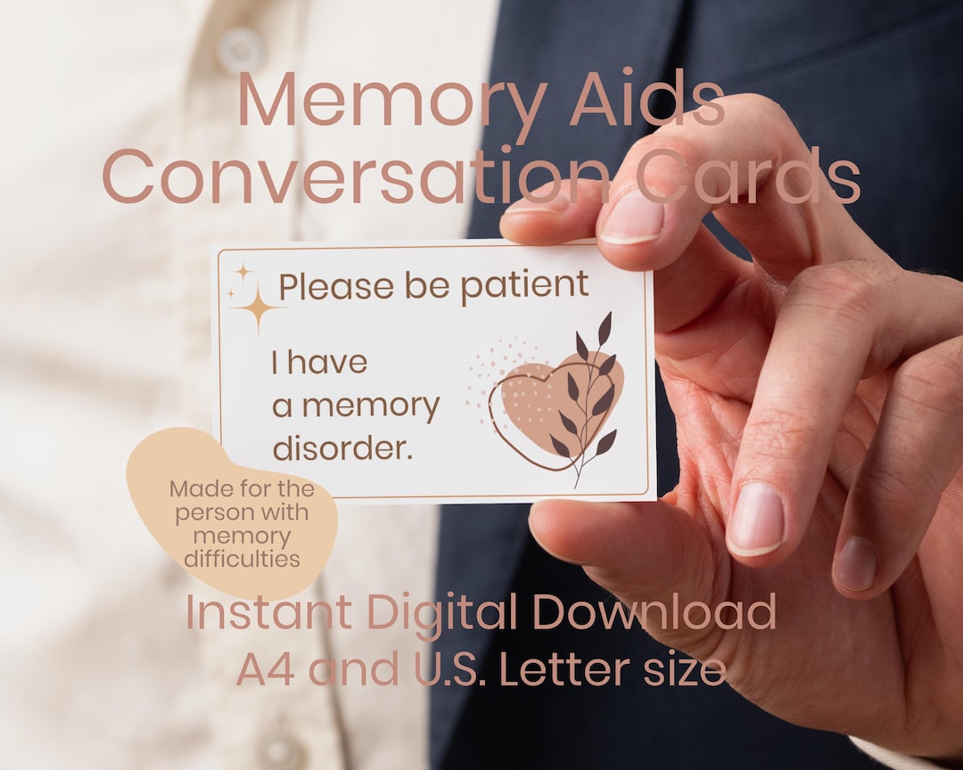 Memory Aids, Dementia Communication Cards, Printable Dementia ...