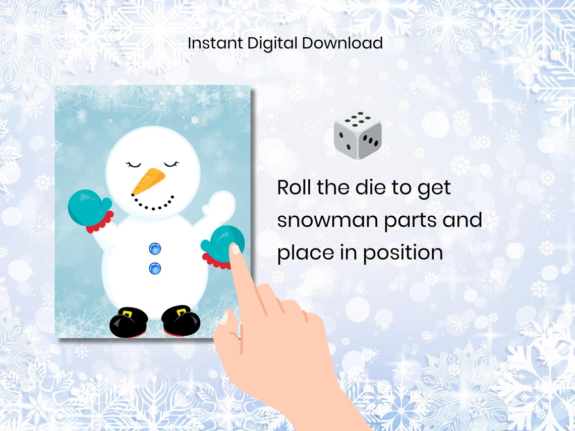 Build a Snowman, Winter Activity, Snowman Printable, Dementia Activity ...