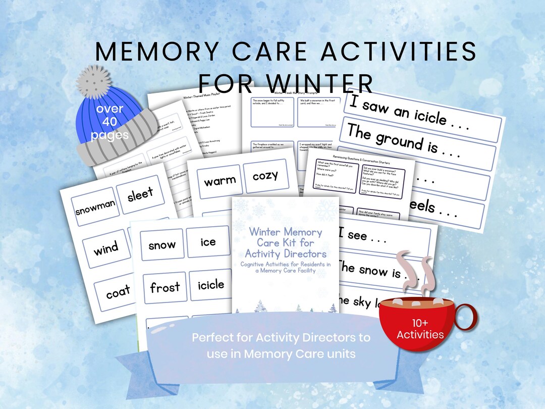 Memory Care Activities for Winter, Dementia Activities, Activity ...