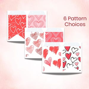 Valentines Day Printable Banner, Letters & Numbers Heart Banner ...