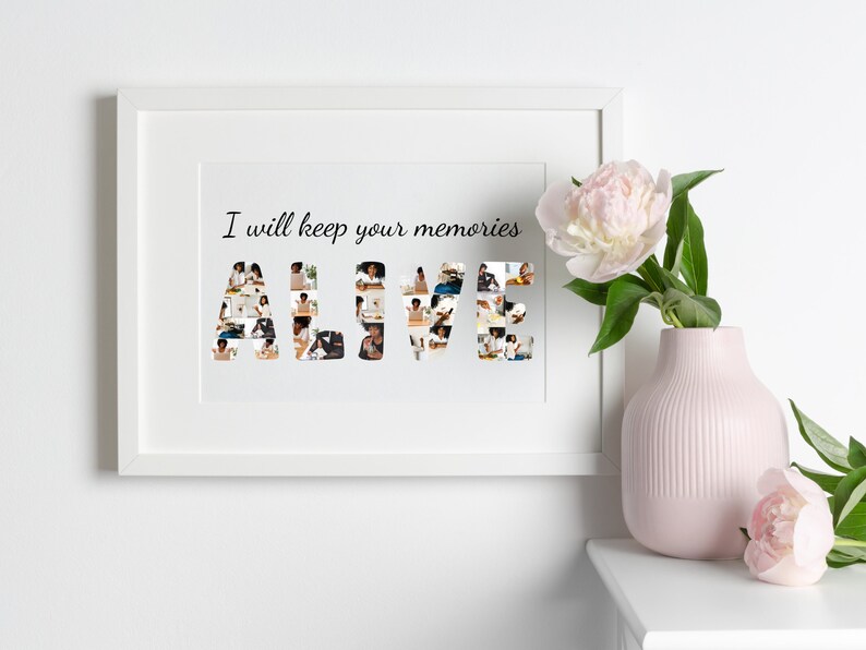 Dementia Memory Collage, Memory Photo Collage, Photo Collage Frame ...