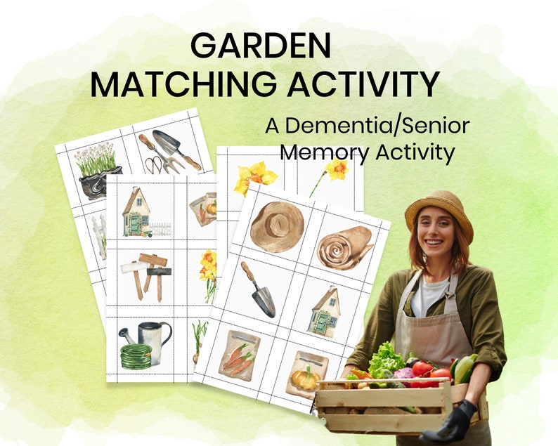 Springtime Dementia Game, Dementia Memory Game, Alzheimer's Activity ...