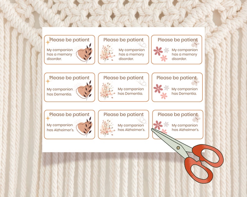 Dementia Awareness Conversation Cards, Alzheimers Cards to Hand Out ...