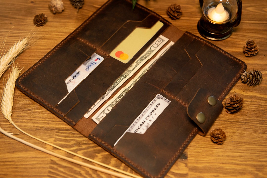 Personalized Women Leather Wallet, Minimalist Womens Purse, Phonecase ...