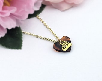 Tortoise Shell Heart - Etsy