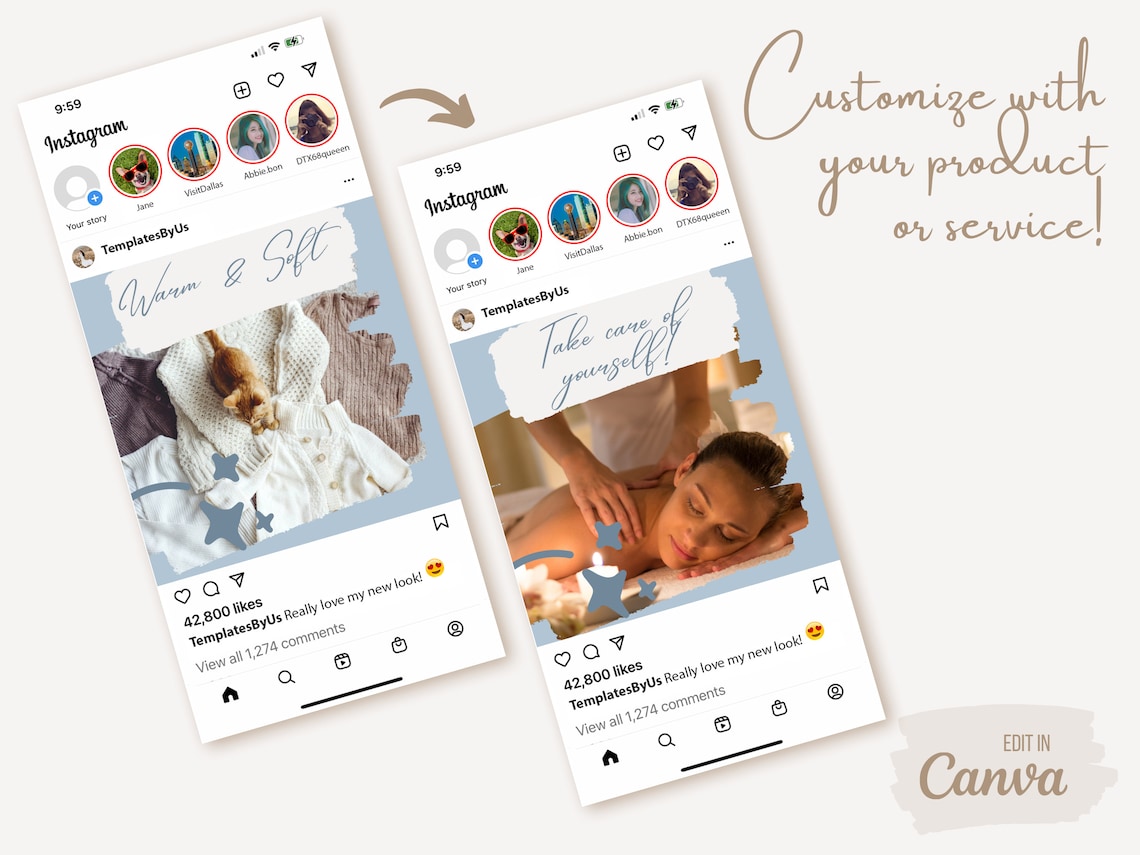 Instagram Puzzle Instagram Grid Instagram Layout - Etsy