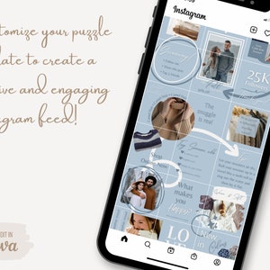 Instagram Puzzle Instagram Grid Instagram Layout - Etsy