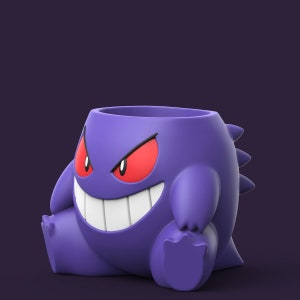 Pokemon Gengar Planter DIY Paint Project - Etsy