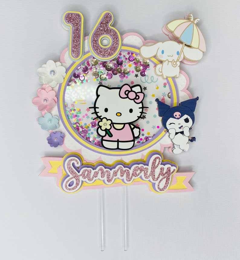 HK Cake Topper: 3d/shaker - Etsy