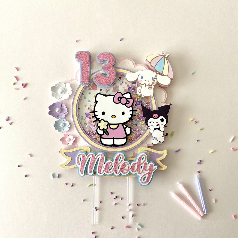 HK Cake Topper: 3d/shaker - Etsy