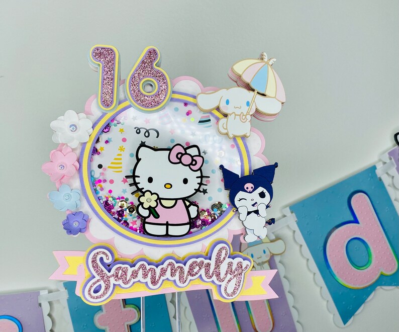 HK Cake Topper: 3d/shaker - Etsy