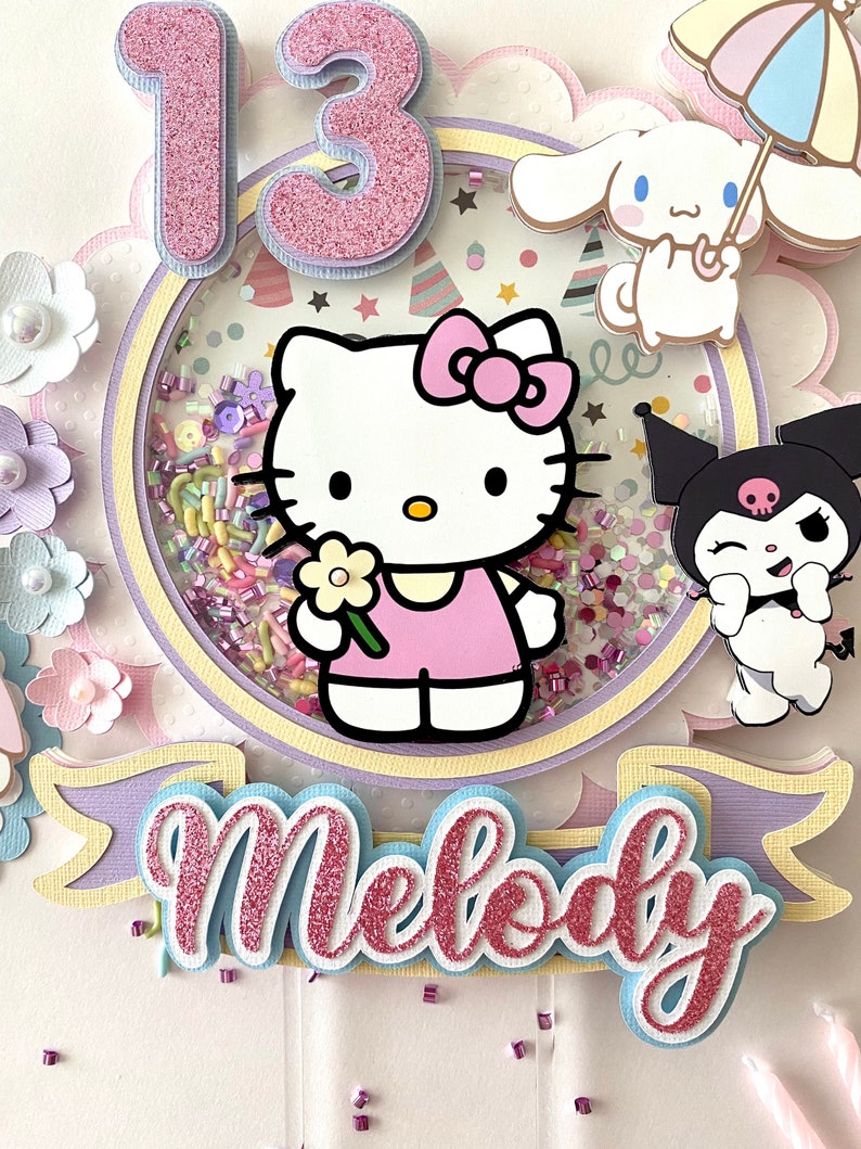 HK Cake Topper: 3d/shaker - Etsy