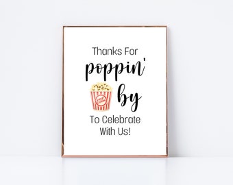 Printable Popcorn Bar - Etsy