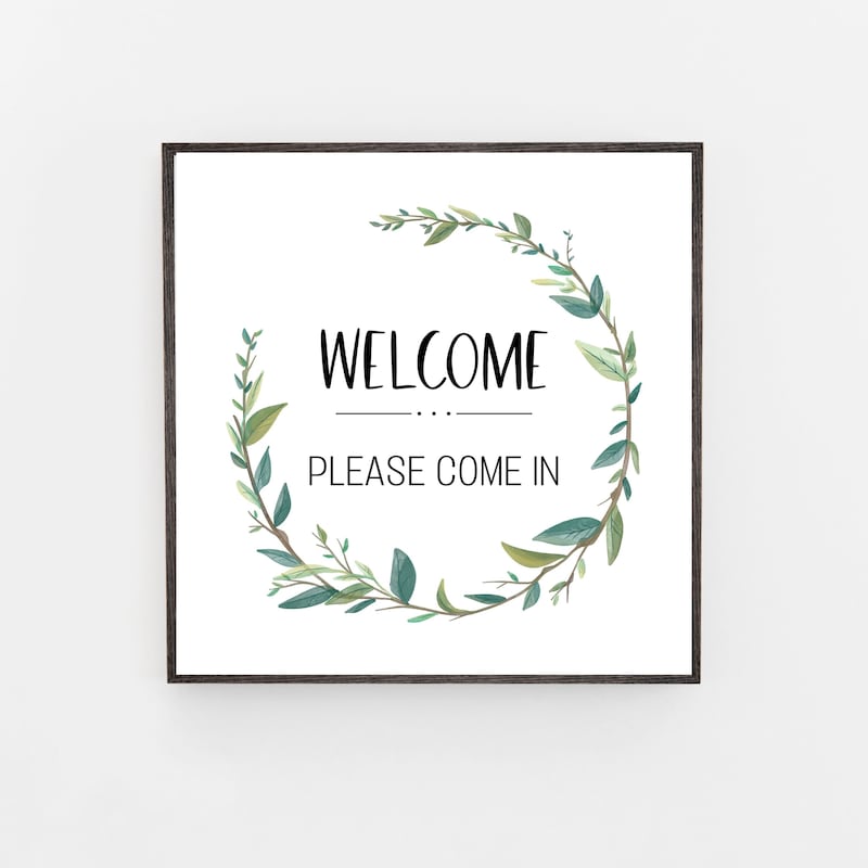 Please Come in Sign - Etsy