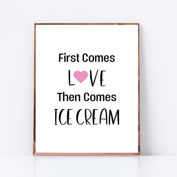 First Comes Love - Etsy