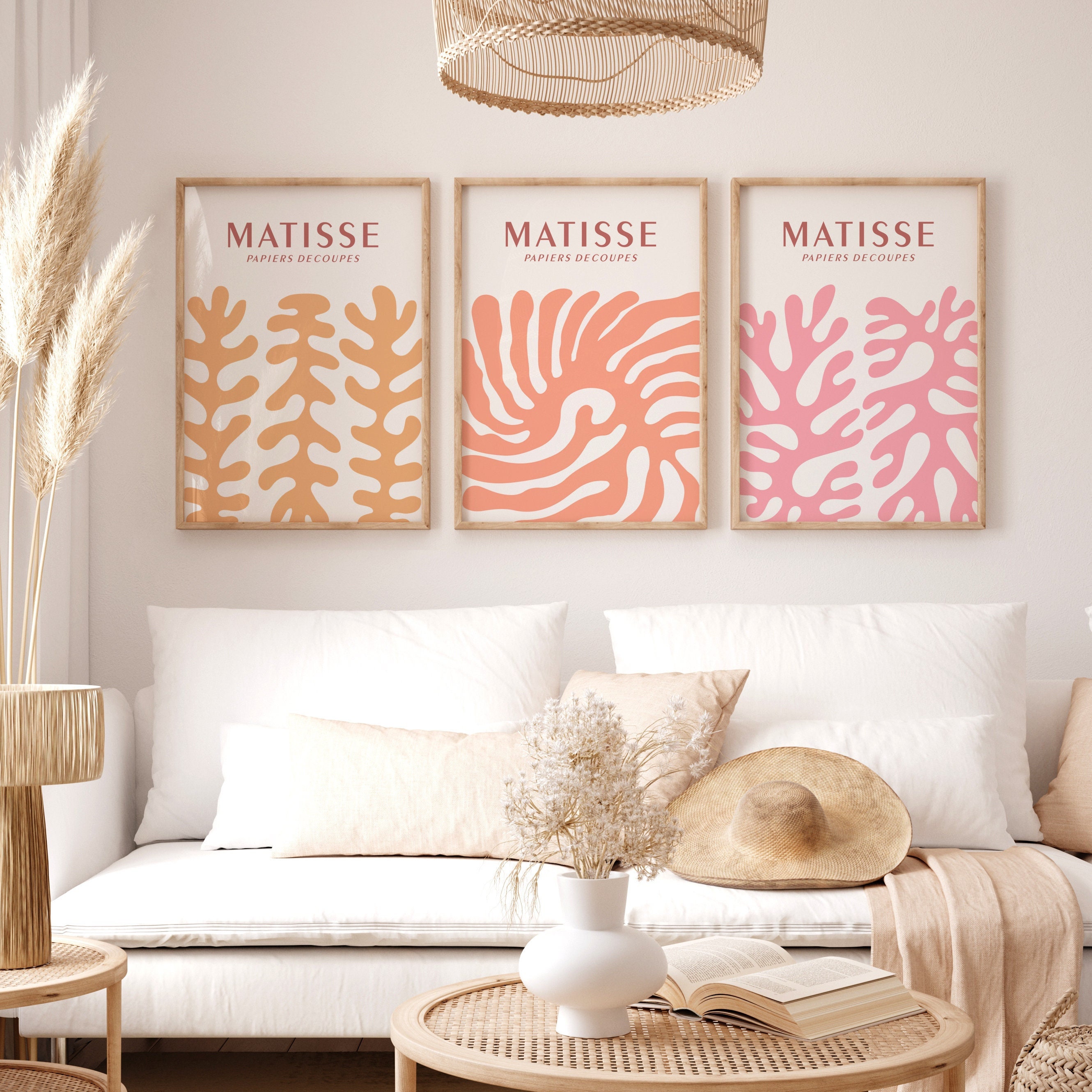 Matisse Print, 3 Piece Wall Art, Set of 3 Gallery Exhibition Poster ...