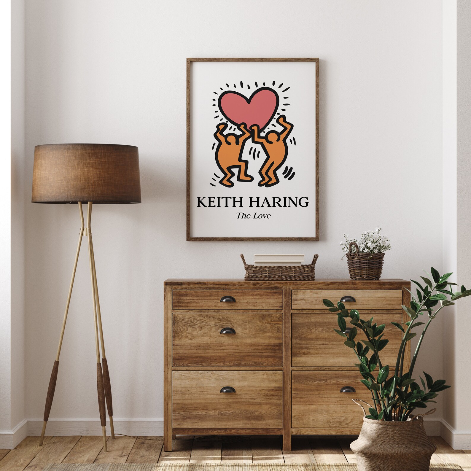 Keith Haring Print, 3 Piece Wall Art, Set of 3 Gallery Exhibition ...
