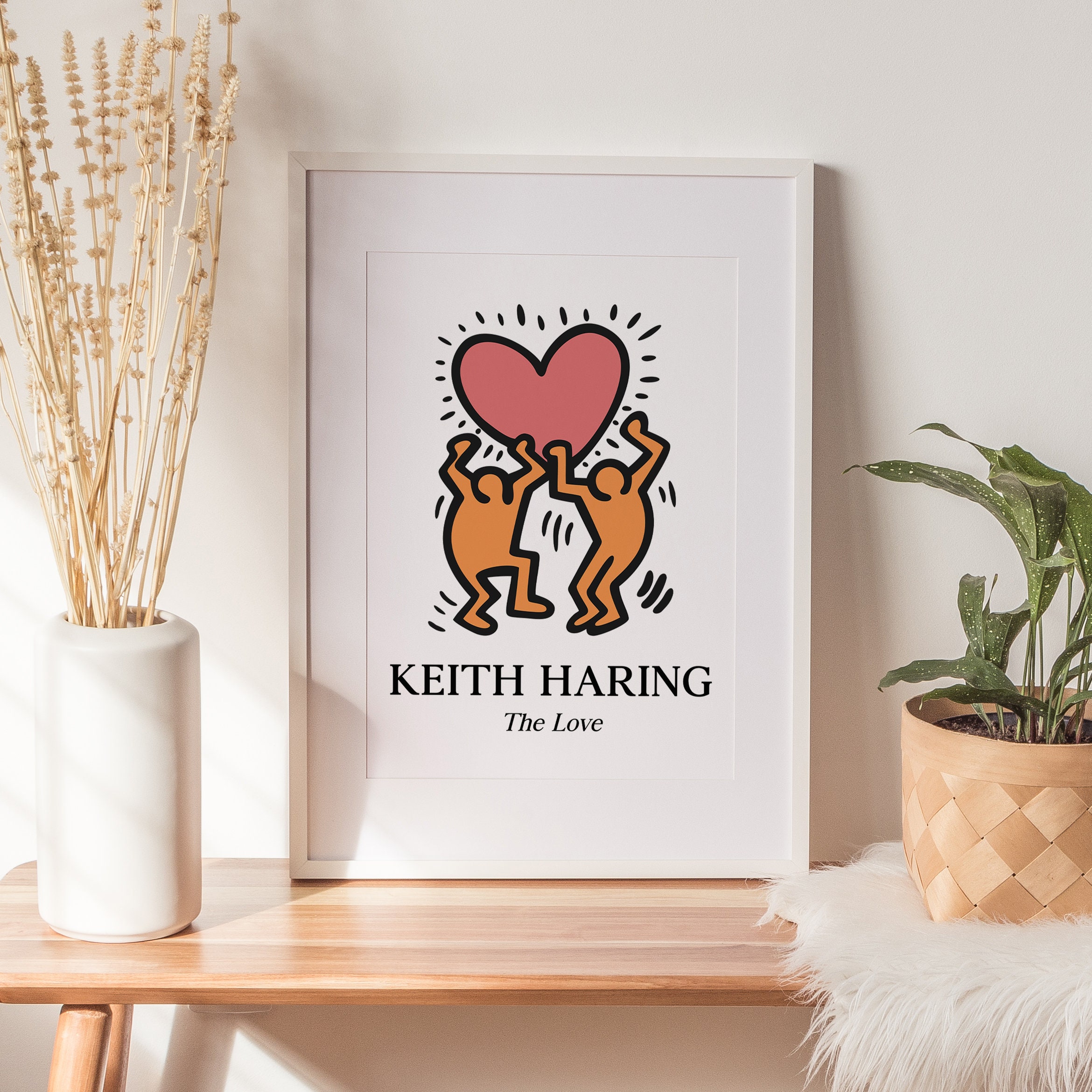 Keith Haring Print, 3 Piece Wall Art, Set of 3 Gallery Exhibition ...