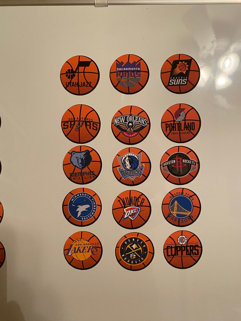 NBA MAGNETS Set- All 30 Teams - Etsy