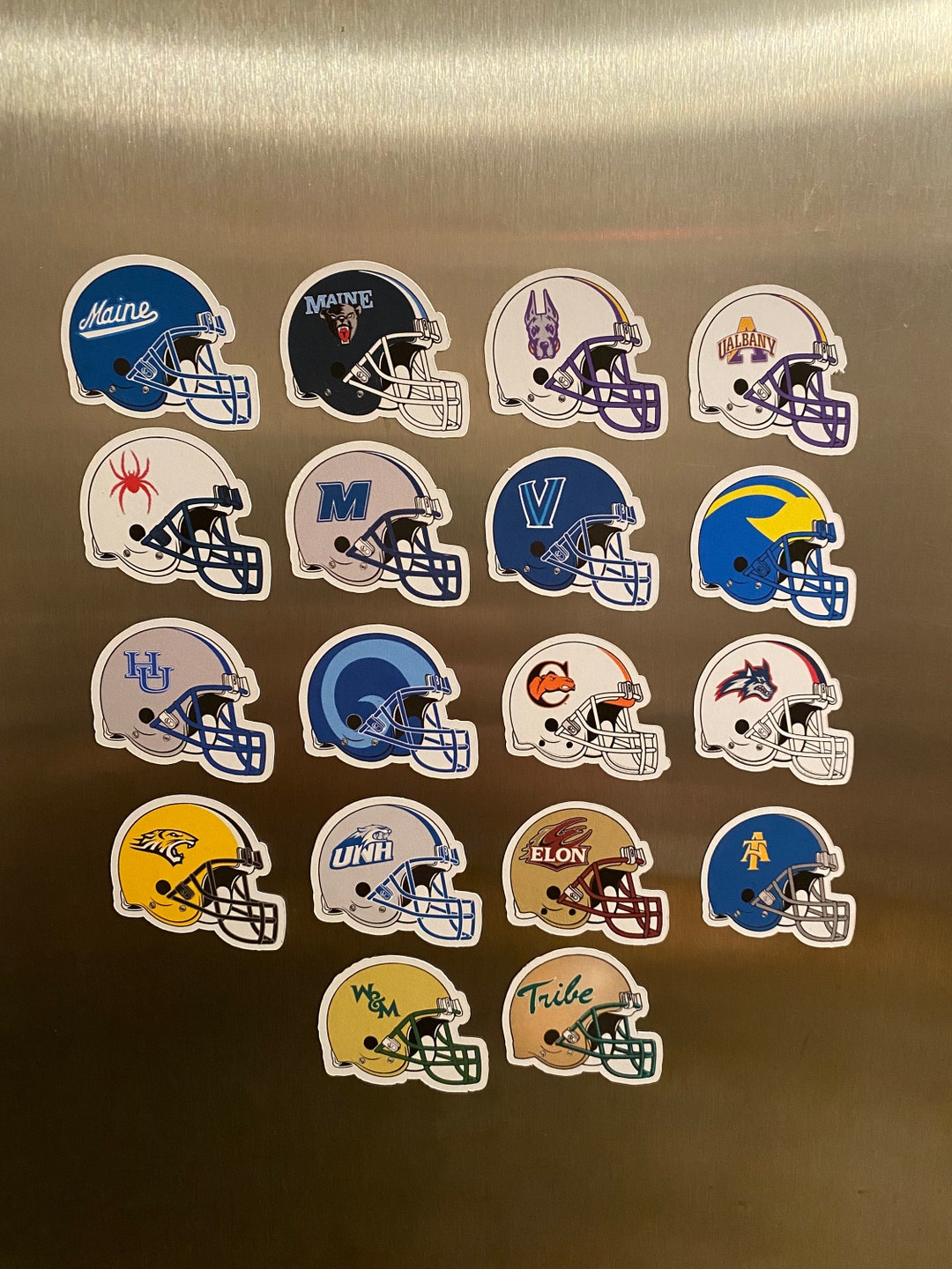 NCAA COLONIAL Conference Football Helmet Magnets - Etsy