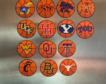 NCAA BIG 12 Football Helmets 18 Magnets - Etsy