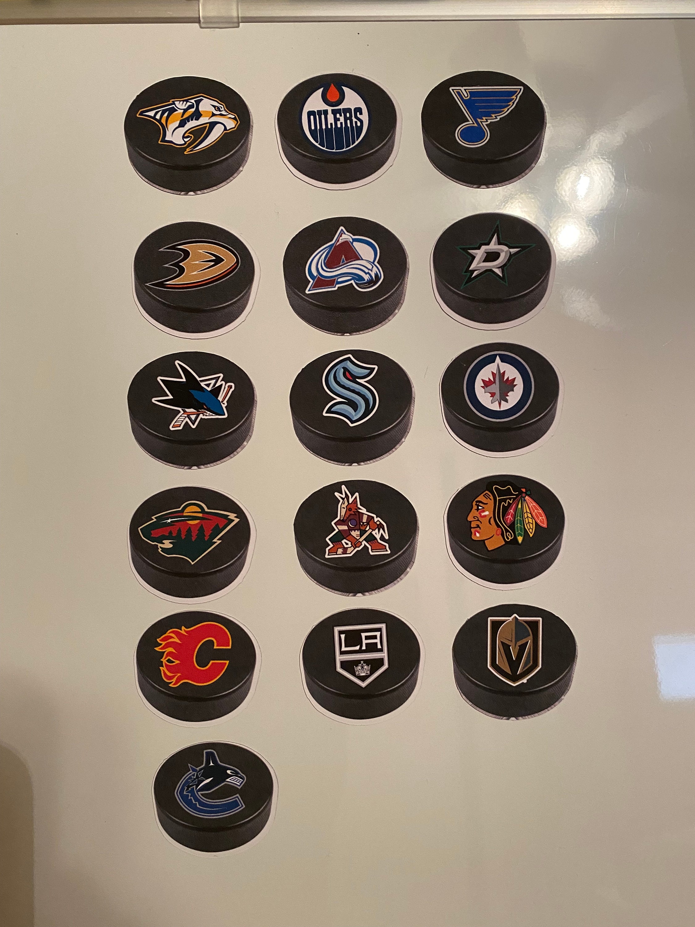 NHL MAGNETS Set All 32 Teams - Etsy