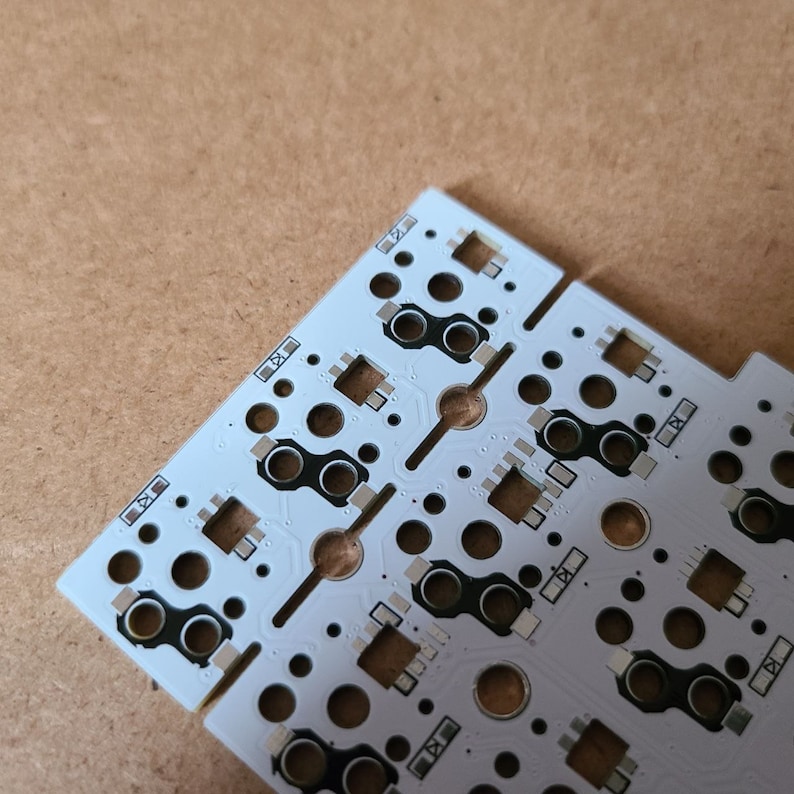 Corne Choc V2.1 PCB de teclado dividido blanco Kailh de - Etsy México