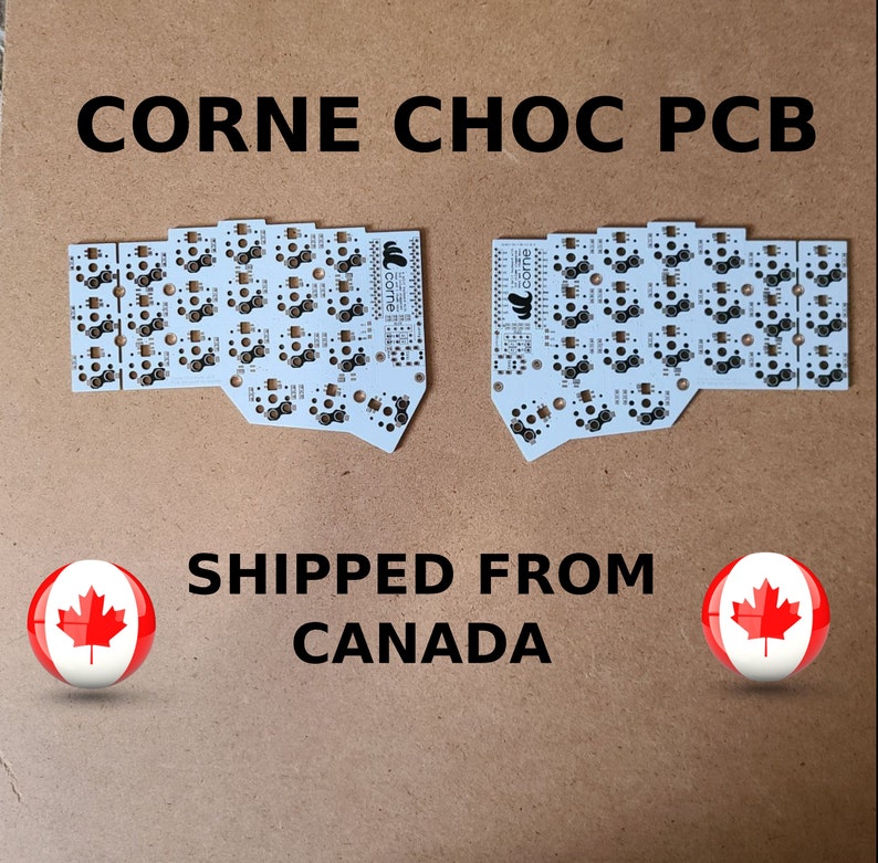Corne Choc V2.1 Split Keyboard PCB White low Profile - Etsy UK