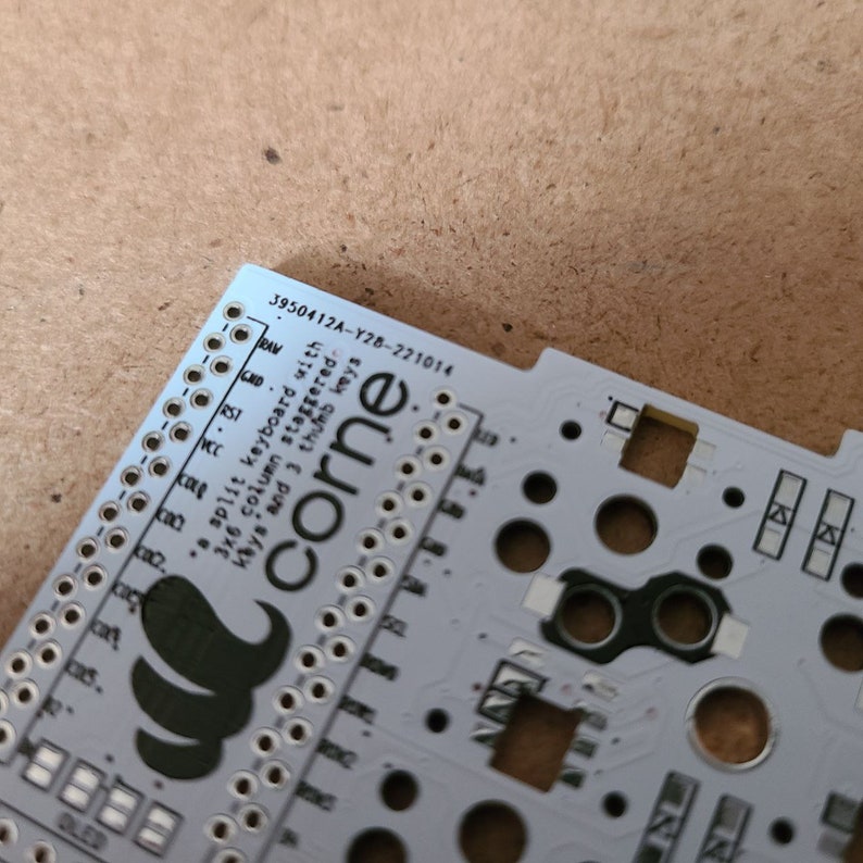 Corne Choc V2.1 PCB de teclado dividido blanco Kailh de - Etsy México