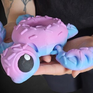 Donut Turtle Crystal Turtle , 3D Printed,desk Decor Accessories, Toy ...