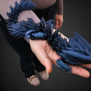 26.25 Spiked Dragon Articulating Flexi by Torua3d 008, Spiky Fidget Toy ...