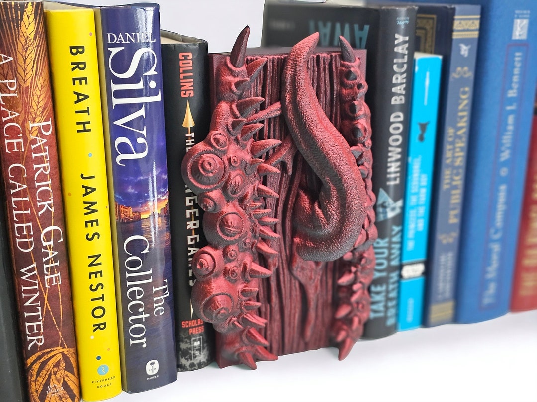 4x8 Mimic Book Nook Ends Bookshelf Decor Librarian Gift for Fantasy ...