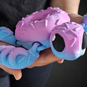 Donut Turtle Crystal Turtle , 3D Printed,desk Decor Accessories, Toy ...