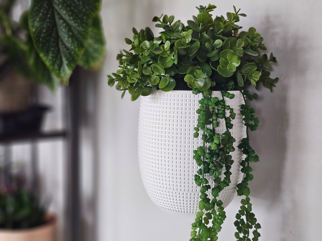 Grid 4.5, 2.5 Wall Mounted Renter Safe/screw Hidden Drainage 3D Printed ...