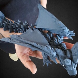 10" Baby Winged Wolf Dragon Articulating Flexi by Cinderwing, Fidget Toy, Desk Toy, Dragon ...