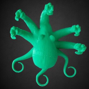 Octopus Middle Finger 3 Sizes Fucktopus Vulgar Desk 3D Printed Toy ...
