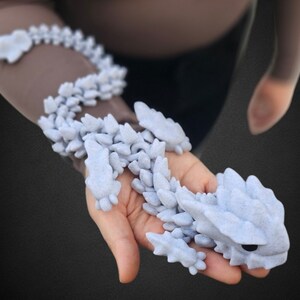 26 Armored Spiked Dragon Articulating Flexi by Torua3d 009 Fidget Toy ...