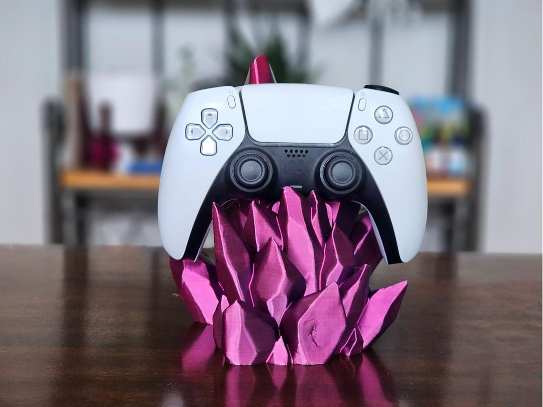 Controller Stand – 3D Printed Crystal Controller Dock, Universal ...