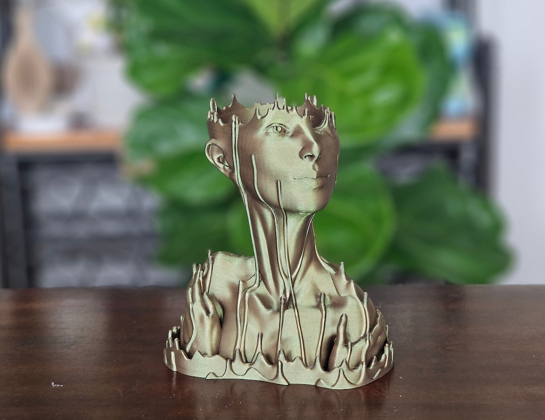 Extra Large Melted Woman Goddess Head Medusa Planter Houseplants Home ...
