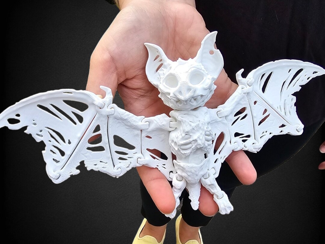 Zombat Zombie Bat Articulating Flexi by Matmire Makes Goth Gift for ...