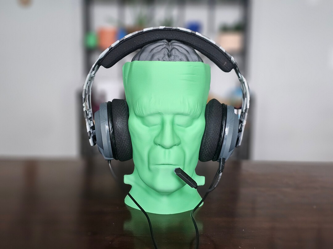 Frankenstein Headphone Stand – 3D Printed Monster Headset Holder ...