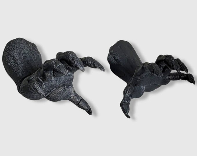 3D Scary Devil Hands, Creepy Reaching Hand Wall Decor, Party Piece ...