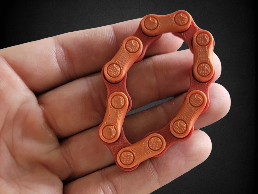 Quite Chain Link Sensory Fidget Pin Toy Stim Custom 3D Printed - Etsy