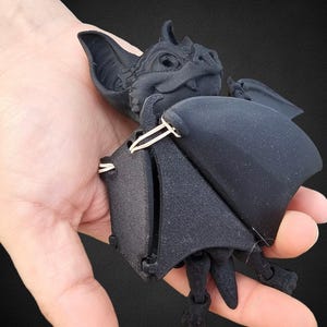 2 Sizes Large Bat Articulating Flexi by Matmire Makes Goth Gift for ...