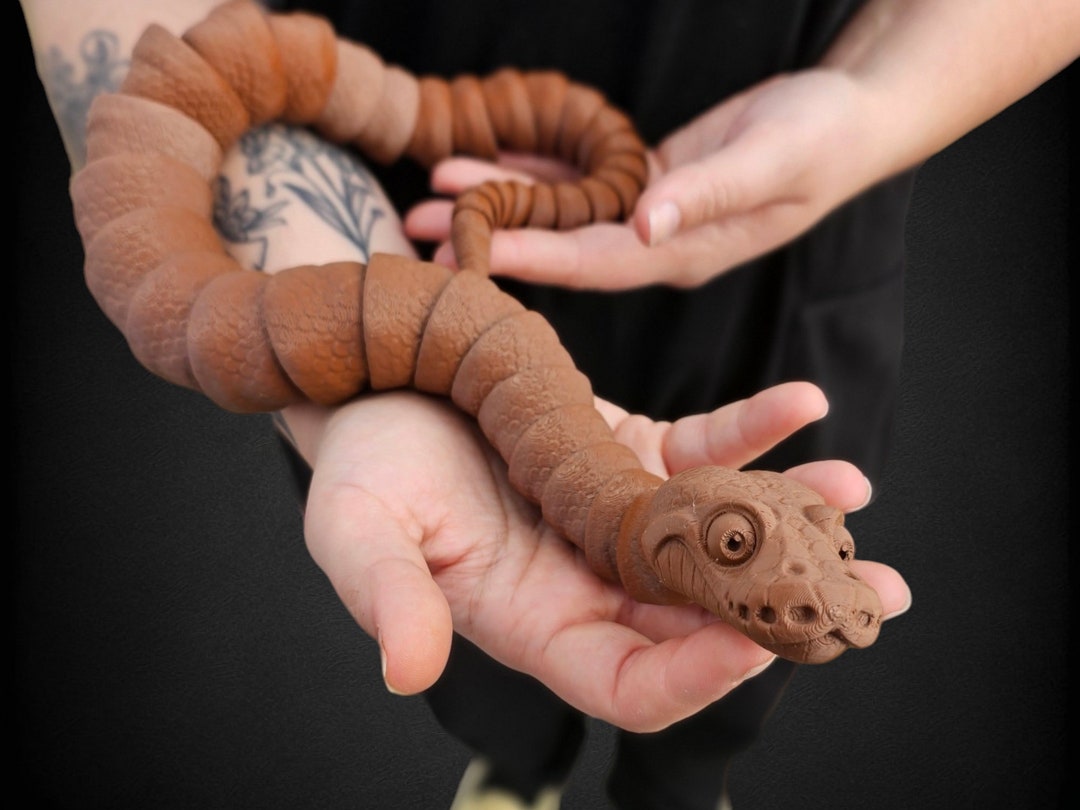 25 Ball Python Snake, Articulated Snake Flexi, Fidget Toy, Matmire ...