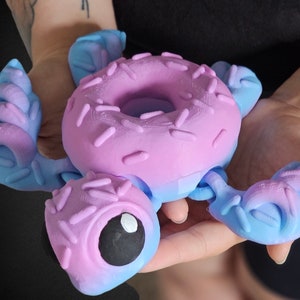 Donut Turtle Crystal Turtle , 3D Printed,desk Decor Accessories, Toy ...