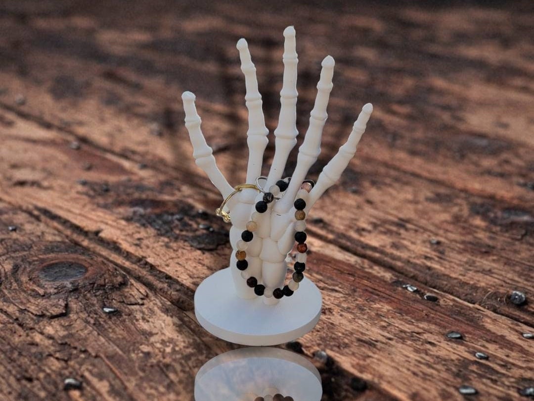 Skeleton Hand 2 Sizes Ring Holder Gothic Jewelery Stand Cute 3D Printed ...